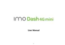 IMO Dash 4G Mini User Manual | AI Chat & PDF Access | Manualzz