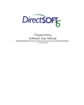 DirectSOFT 6, 100 User Manual | AI Chat & PDF Download | Manualzz