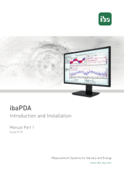 IBA ibaPDA - Owner's manual