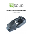 Signode BXT Operation, Parts and Safety Manual | Manualzz