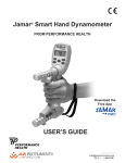 Jamar Hydraulic Hand Dynamometer Owner's Manual | Manualzz