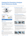 Catalyst Dx Chemistry Analyzer: AI Chat & PDF Access | Manualzz