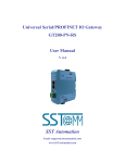 SST GT200-PN-MT Modbus TCP / EtherNet/IP to PROFINET Gateway User Manual | Manualzz