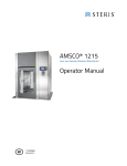 Steris Amsco Drying Cabinets Manual: Instructions for Use | Manualzz