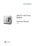 Steris Amsco 600 Medium Steam Sterilizer Operator Manual | Manualzz