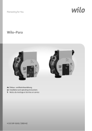 Wilo Wilo-Para Series - Installations- und Betriebsanleitung ...