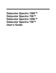 Datacolor Spectro 1000/700/1050/750 User Guide | AI Chat & PDF | Manualzz